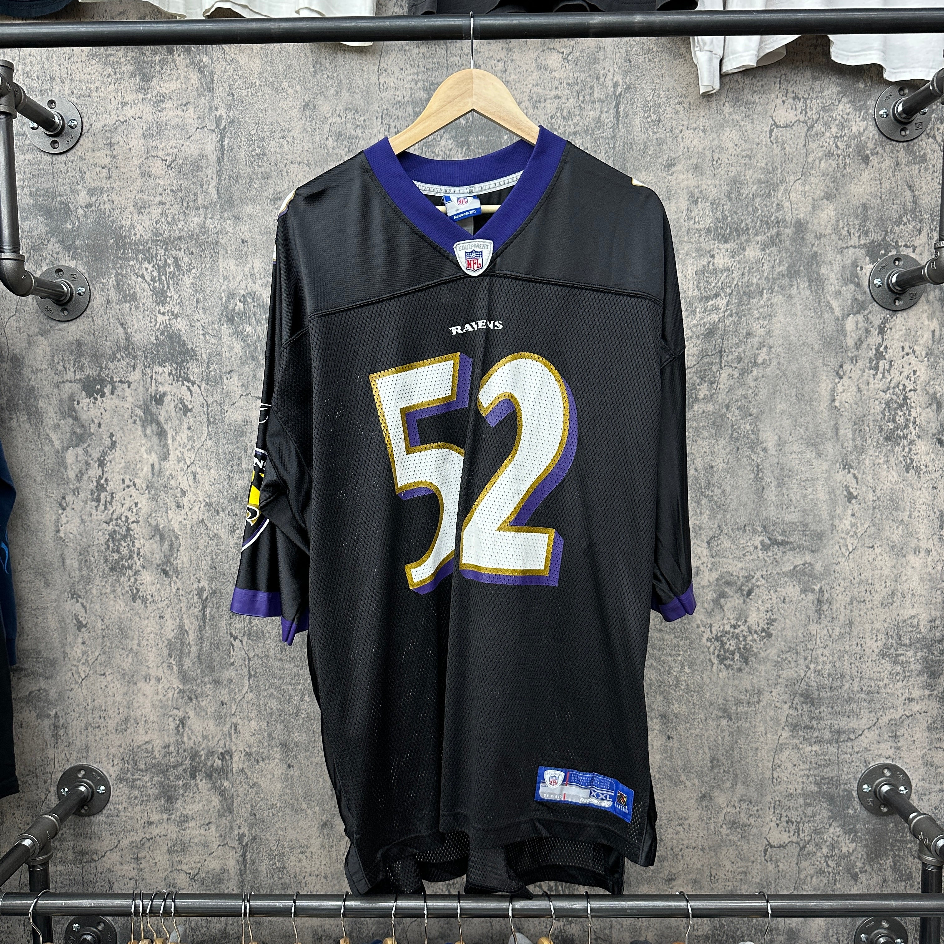 Ray Lewis #52 Black Ravens Reebok XXL – TRIBUTE.SEA